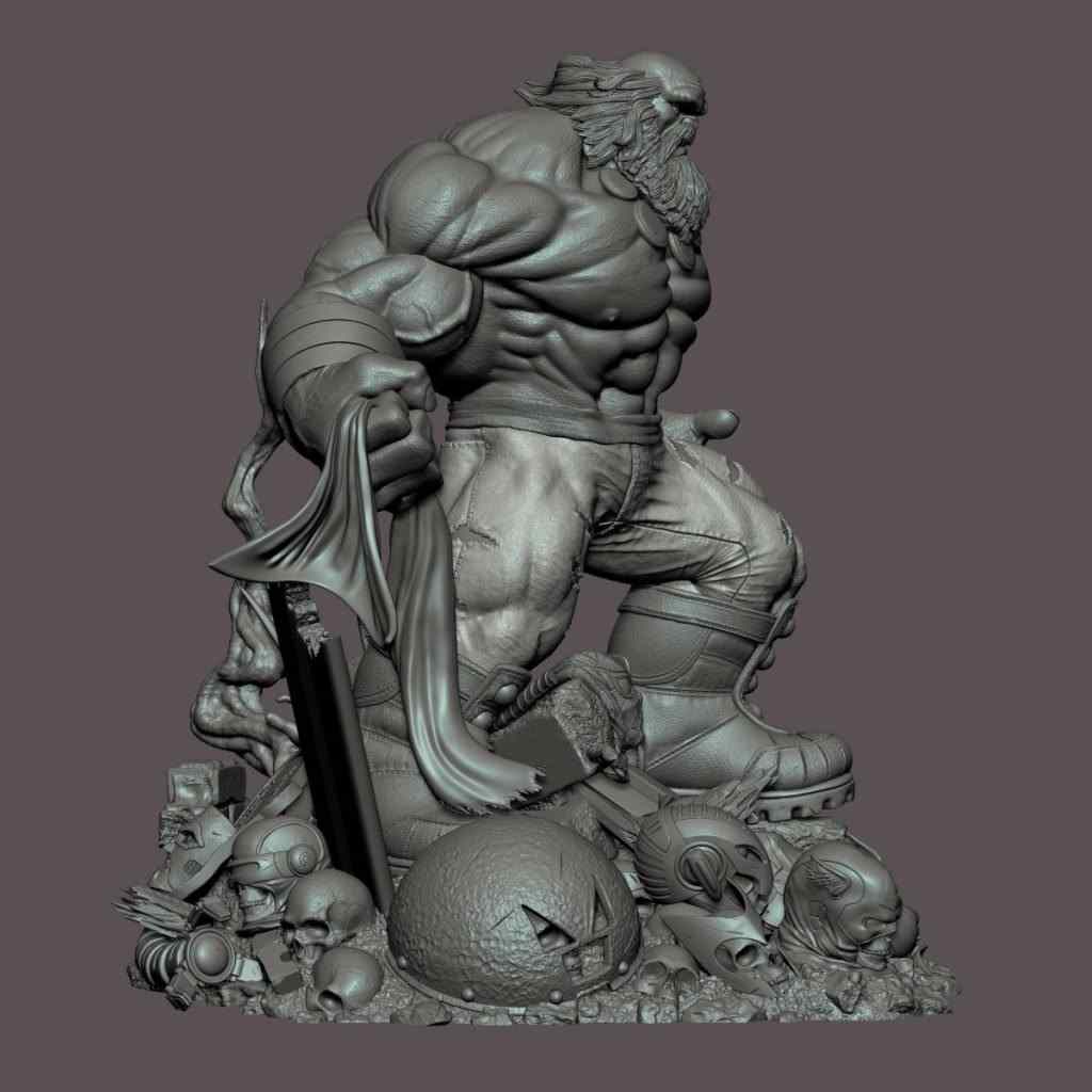 Maestro Hulk Diorama Statue ‹ 3D Spartan Shop