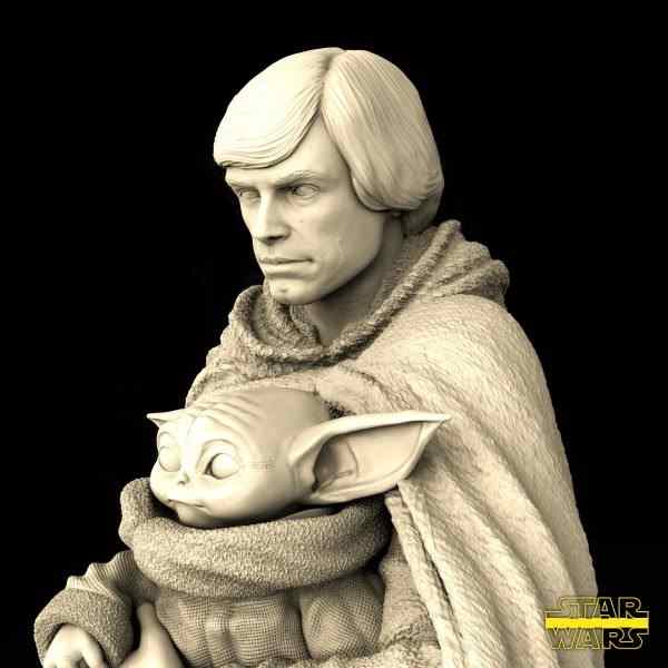 Star Wars Luke Skywalker Jedi Statue ‹ 3D Spartan Shop