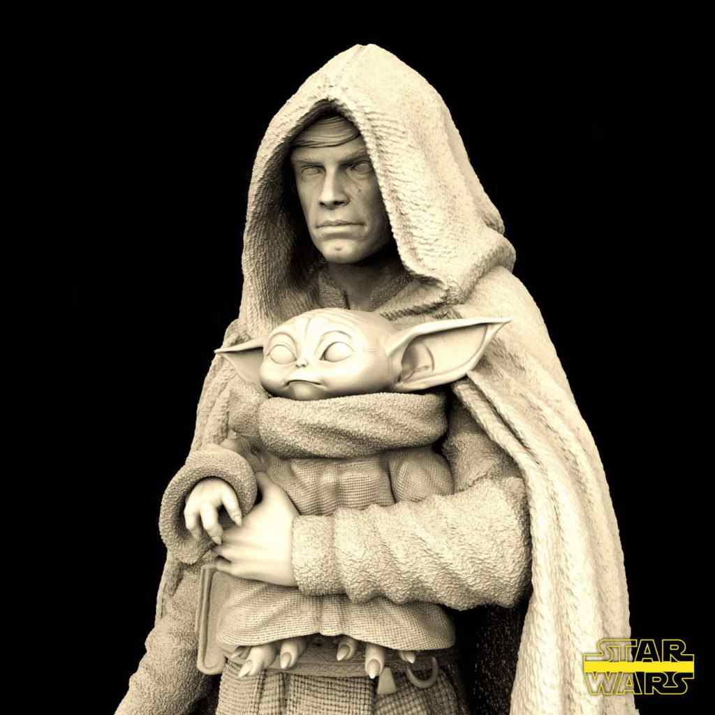 Star Wars Luke Skywalker Jedi Statue ‹ 3D Spartan Shop