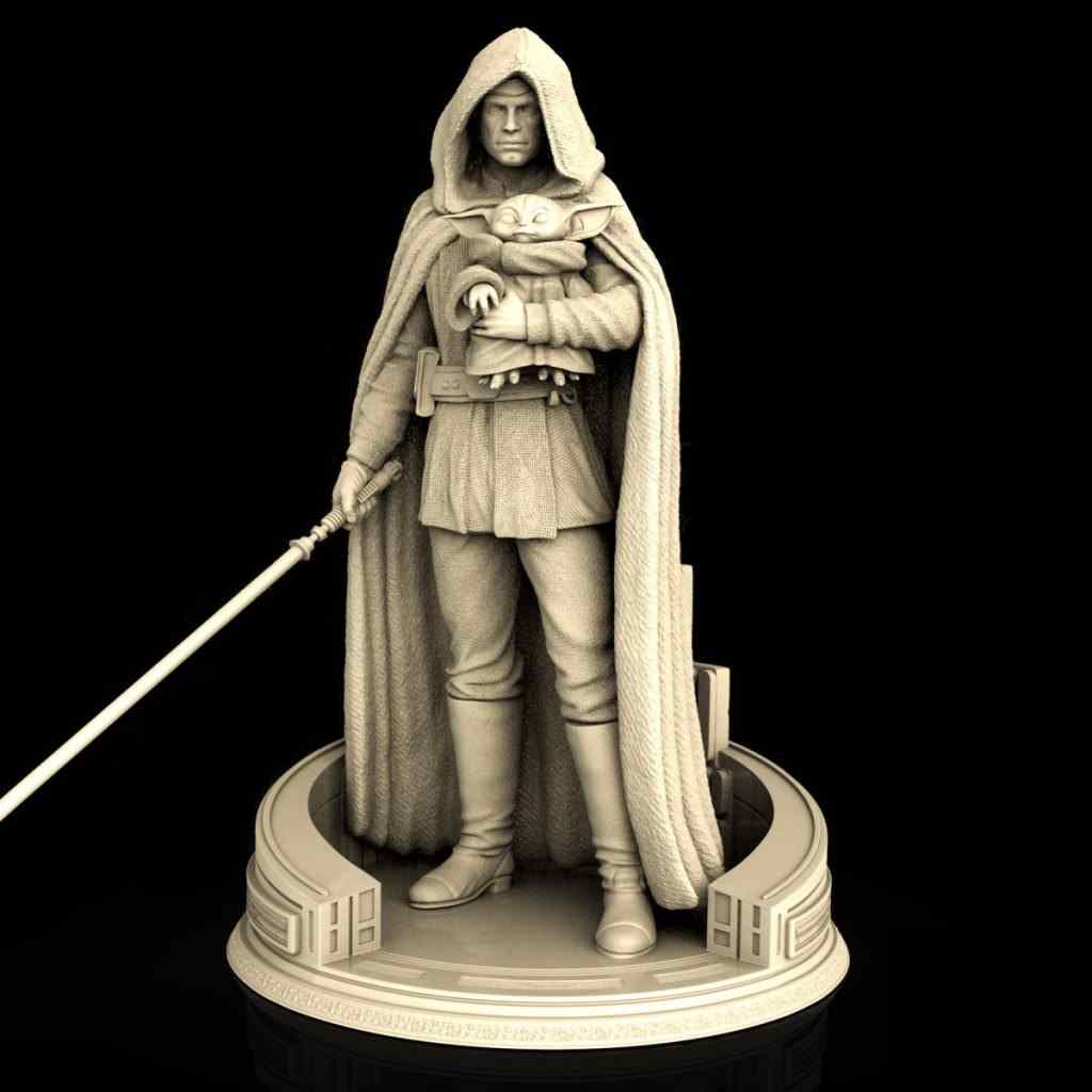 Star Wars Luke Skywalker Jedi Statue ‹ 3D Spartan Shop