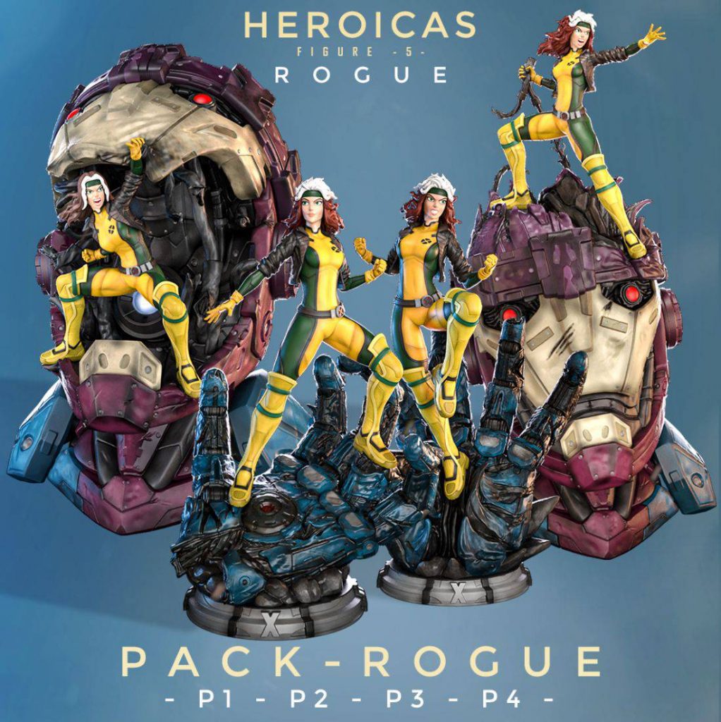 Rogue Statues Pack - Heroicas Collection ‹ 3D Spartan Shop
