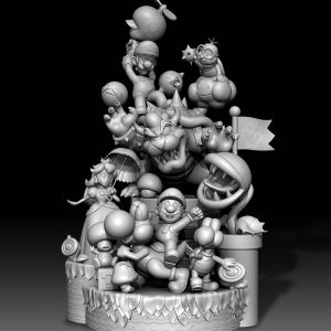 Nintendo Super Mario Bros Diorama Statue ‹ 3D Spartan Shop