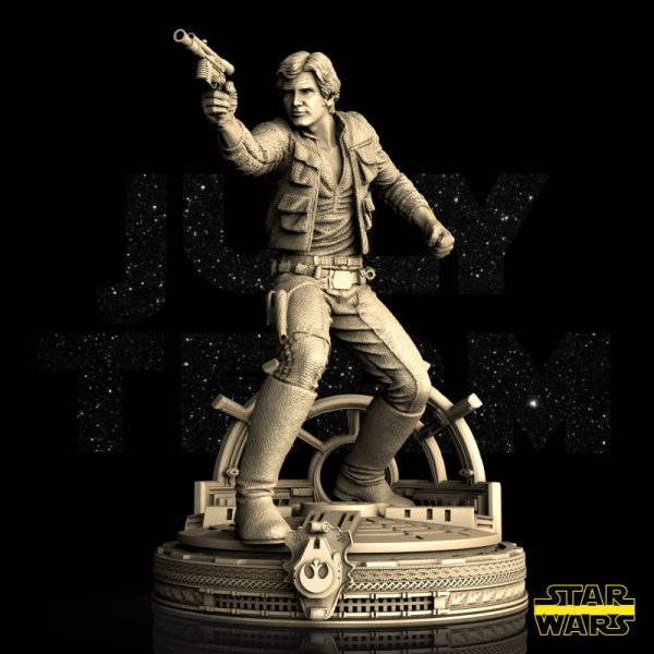 Star Wars Han Solo Statue ‹ 3D Spartan Shop