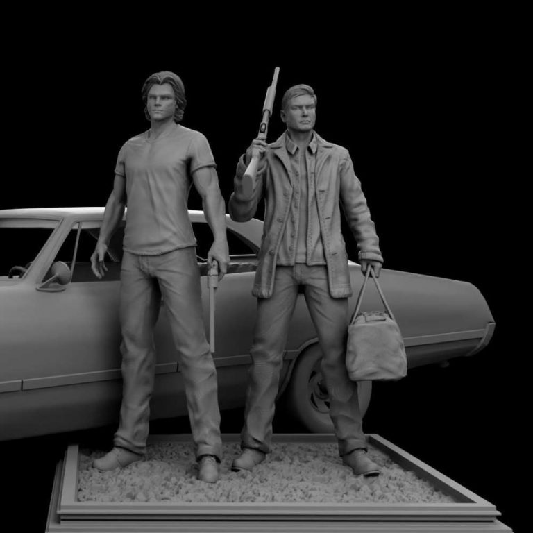 Supernatural Dean and Sam Diorama Statue ‹ 3D Spartan Shop