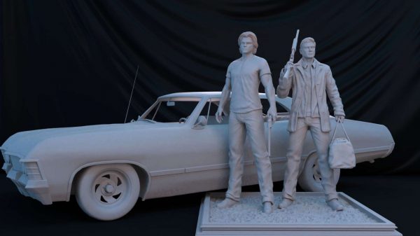 Supernatural Dean and Sam Diorama Statue ‹ 3D Spartan Shop