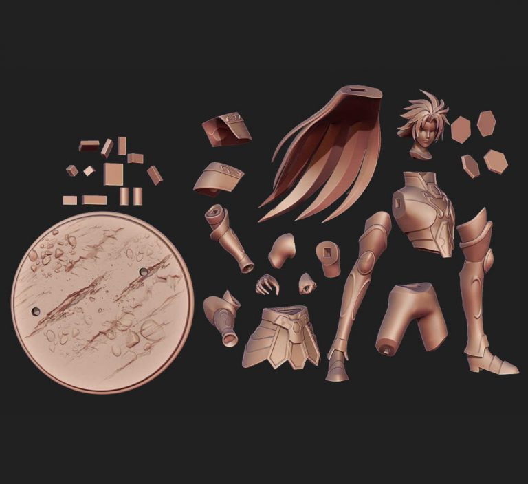 Saint Seiya - Saga Gemini Statue ‹ 3D Spartan Shop