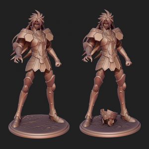 Saint Seiya - Saga Gemini Statue ‹ 3D Spartan Shop