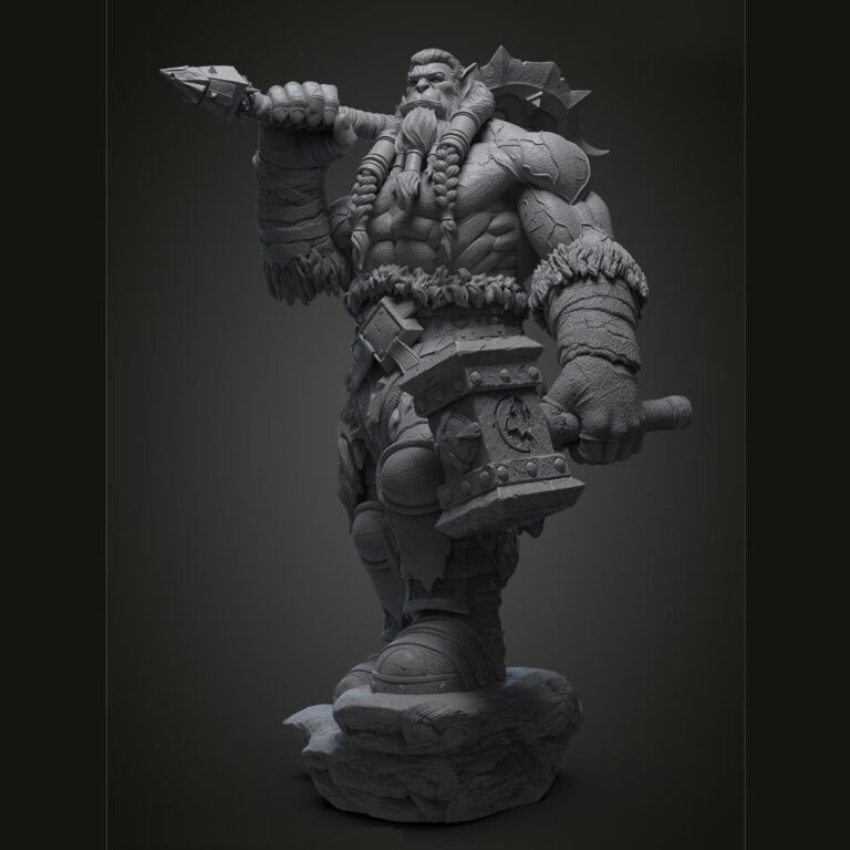 Warcraft - Thrall Statue ‹ 3D Spartan Shop