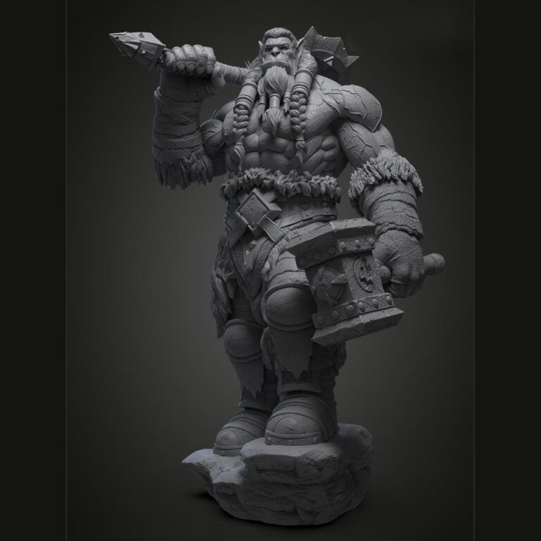 Warcraft - Thrall Statue ‹ 3D Spartan Shop
