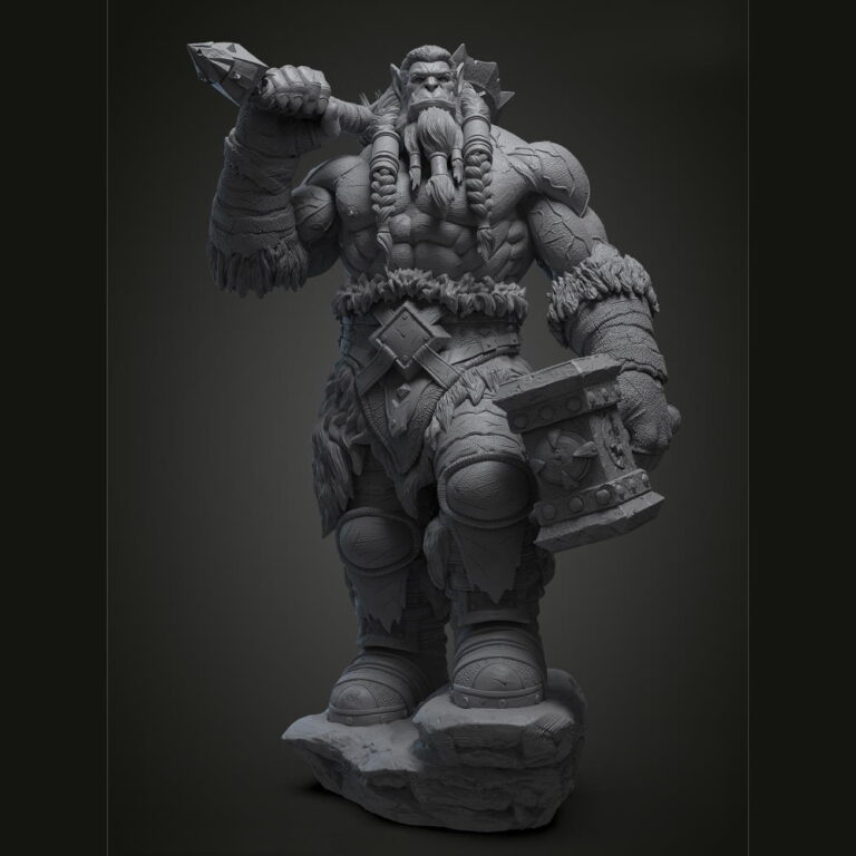 Warcraft - Thrall Statue ‹ 3D Spartan Shop