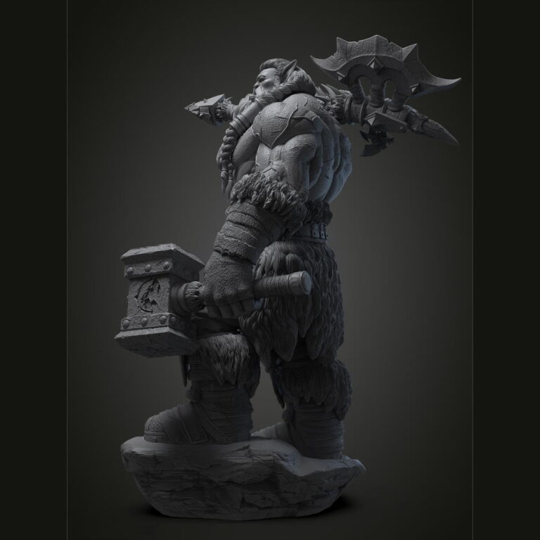 Warcraft - Thrall Statue ‹ 3D Spartan Shop