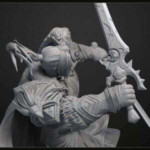 Warcraft - Varian Wrynn Statue ‹ 3D Spartan Shop