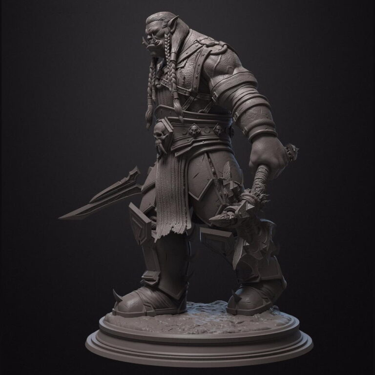 Warcraft - Varok Saurfang Statue ‹ 3D Spartan Shop