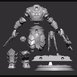 Warcraft - Varok Saurfang Statue ‹ 3D Spartan Shop