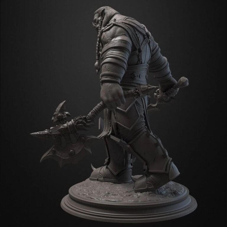 Warcraft - Varok Saurfang Statue ‹ 3D Spartan Shop