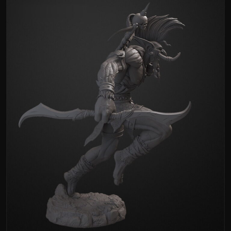 Warcraft - Vol'jin Statue ‹ 3D Spartan Shop