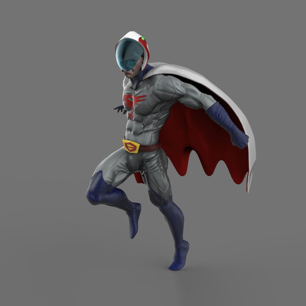 Gatchaman - Ken Washio aka Ken the Eagle Statue ‹ 3D Spartan Shop