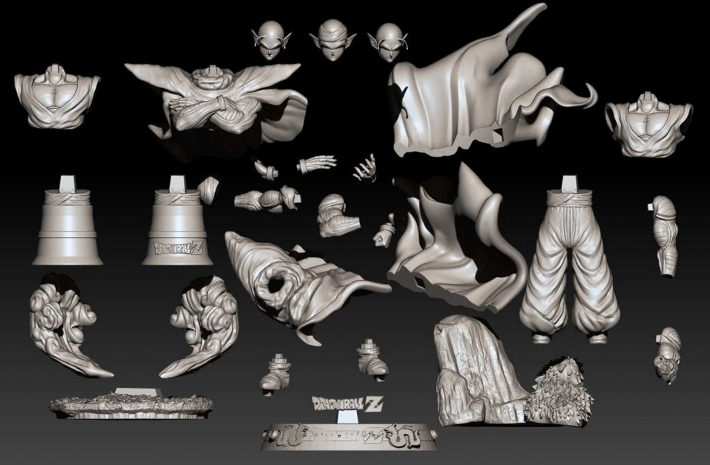 Piccolo Diorama Statue (3 poses) ‹ 3D Spartan Shop