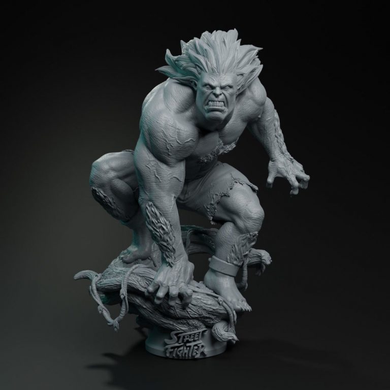 Street Fighter - Blanka Statue ‹ 3D Spartan Shop