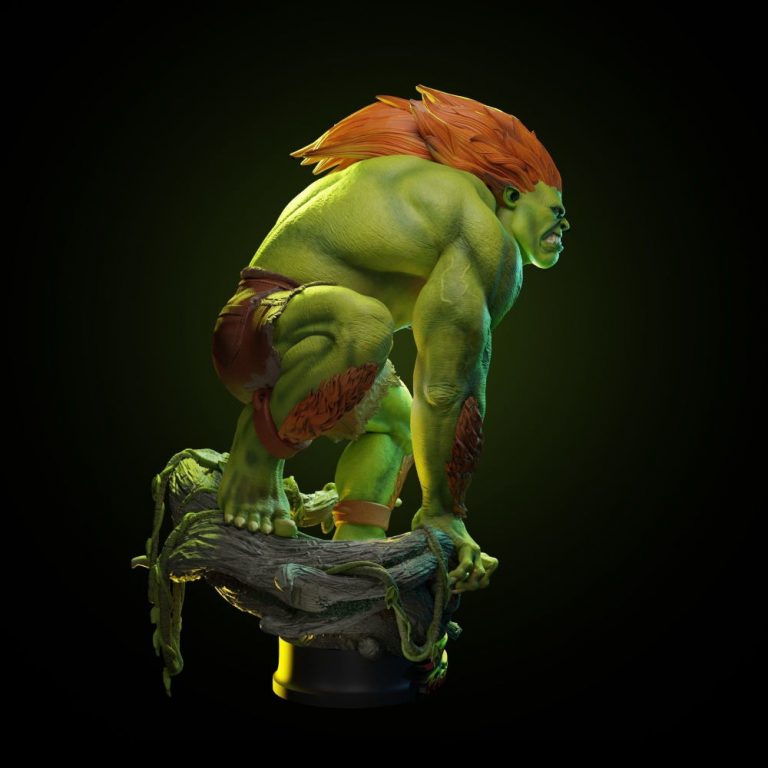 Street Fighter - Blanka Statue ‹ 3D Spartan Shop