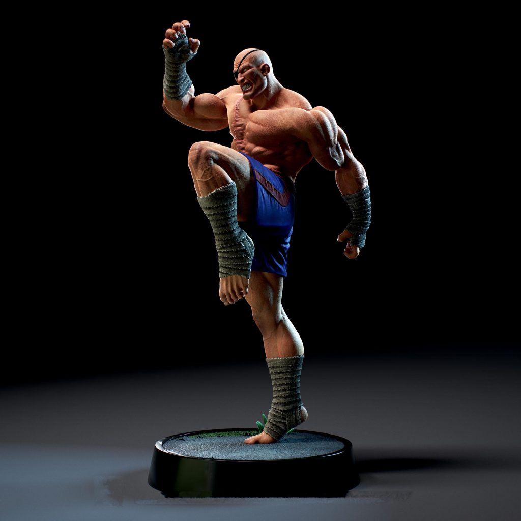 Street Fighter - Sagat Statue ‹ 3D Spartan Shop