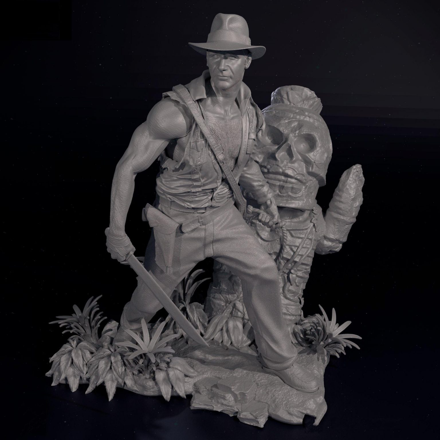 Indiana Jones Diorama Statue ‹ 3D Spartan Shop