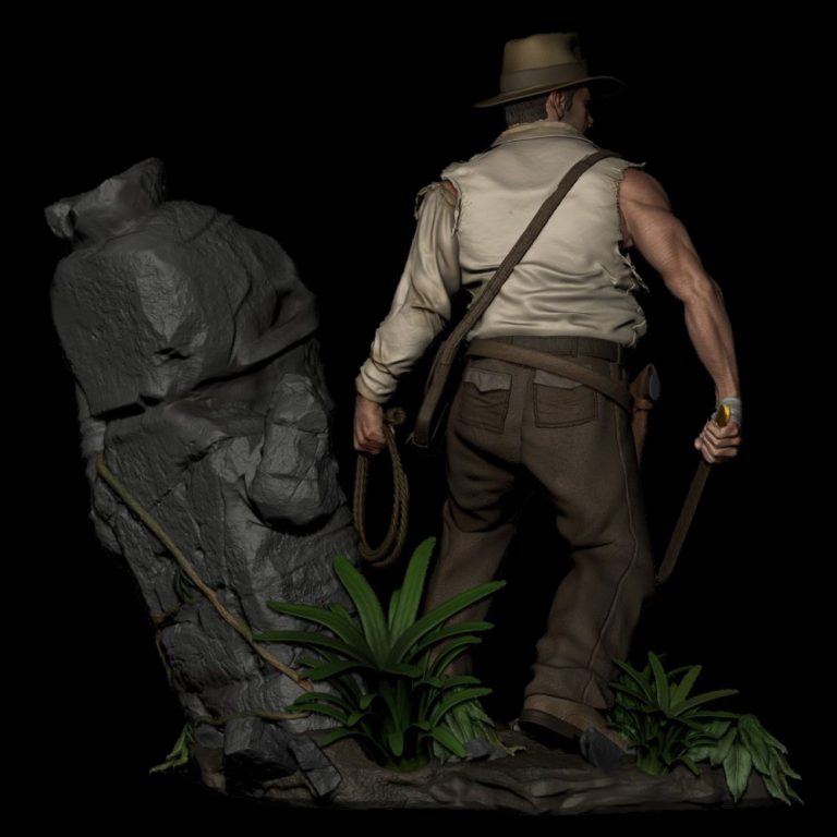 Indiana Jones Diorama Statue ‹ 3D Spartan Shop