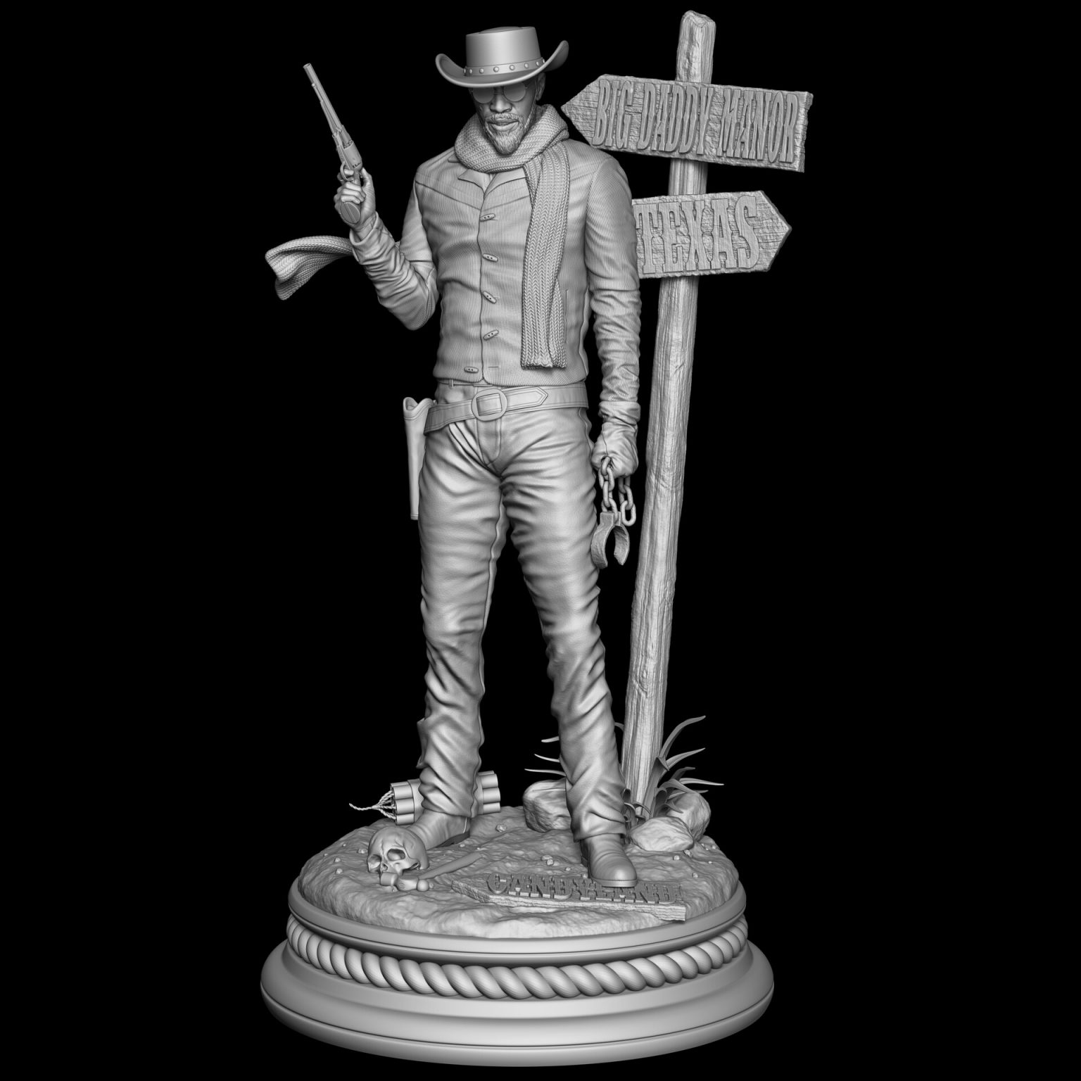 Django Unchained Statue ‹ 3D Spartan Shop