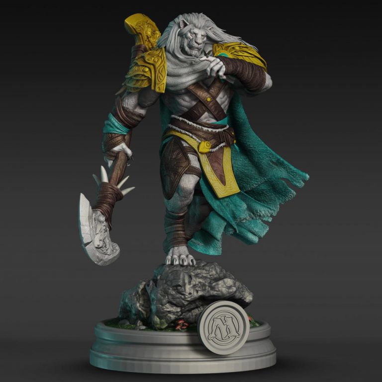 Magic the Gathering - Ajani Goldmane Statue ‹ 3D Spartan Shop