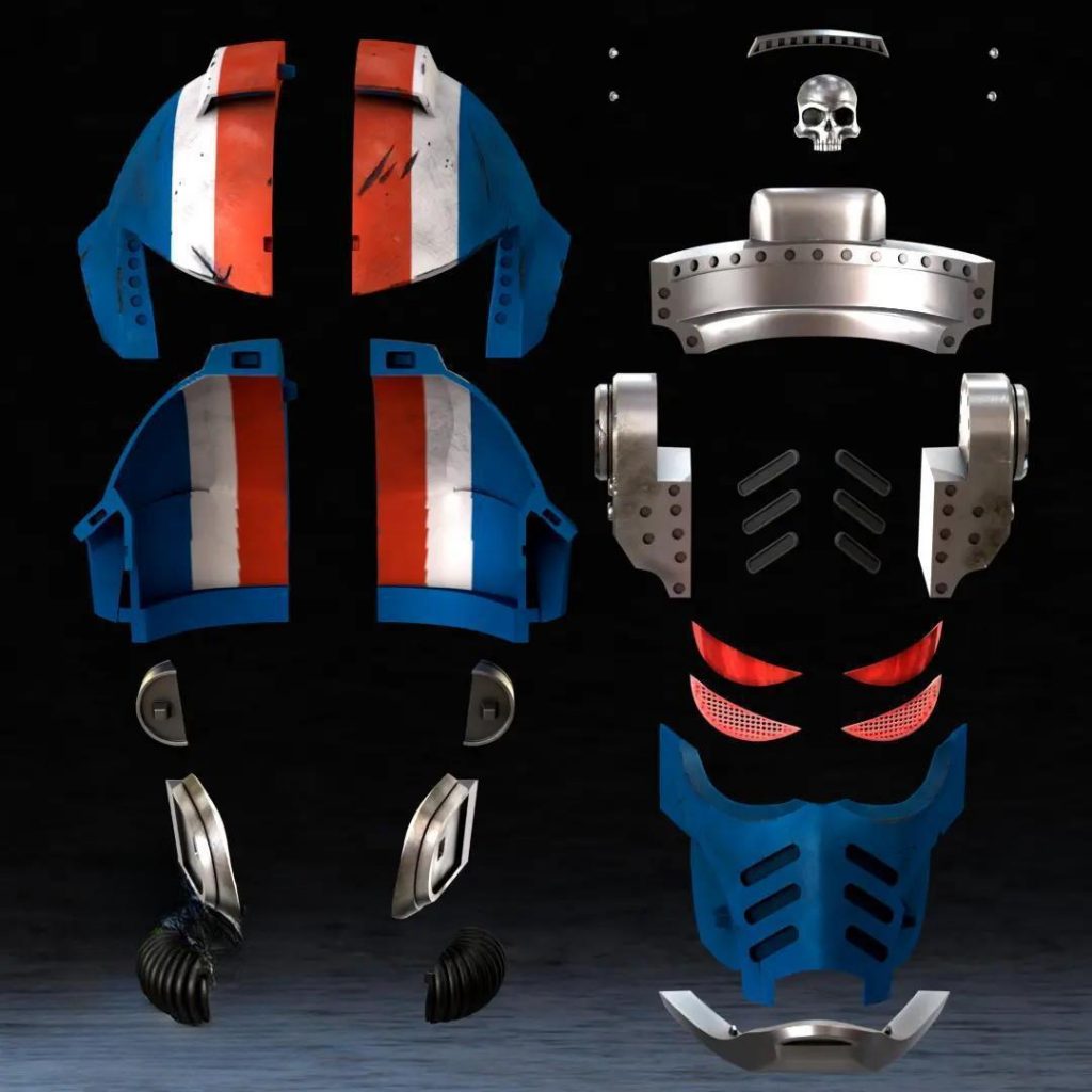 Warhammer 40K - Space Marine Primaris Helmet ‹ 3D Spartan Shop